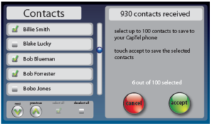 Adding Contacts from Your Mobile Device to Your CapTel 2400iBT - CapTel