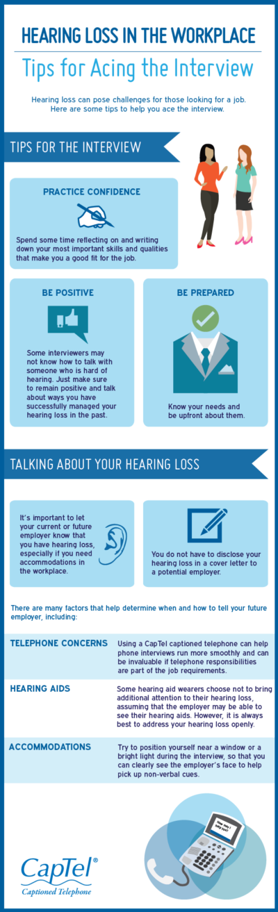 Hearing loss and the interview: Tips for employers