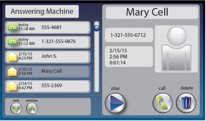 CapTel 2400i: Erasing Answering Machine Messages - CapTel