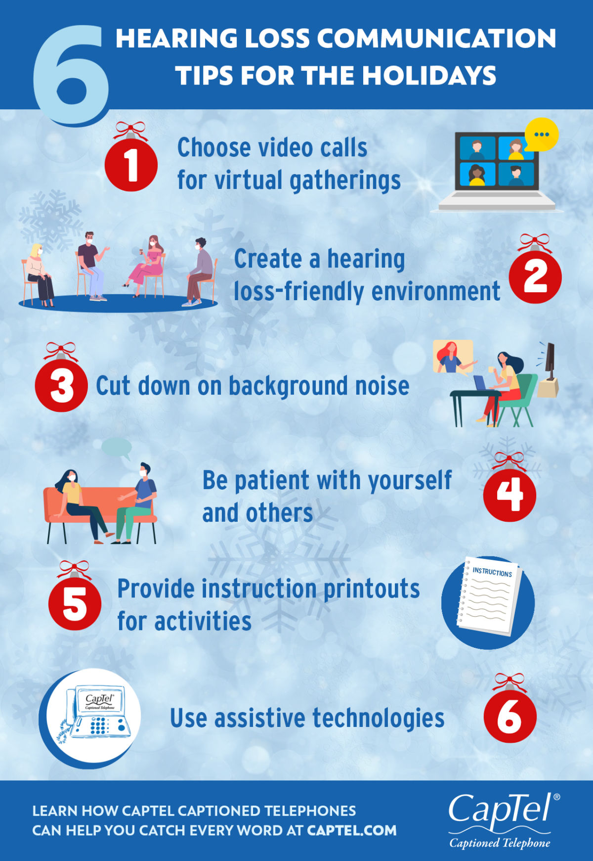 6 Hearing Loss Communication Tips for the Holidays [Infographic]